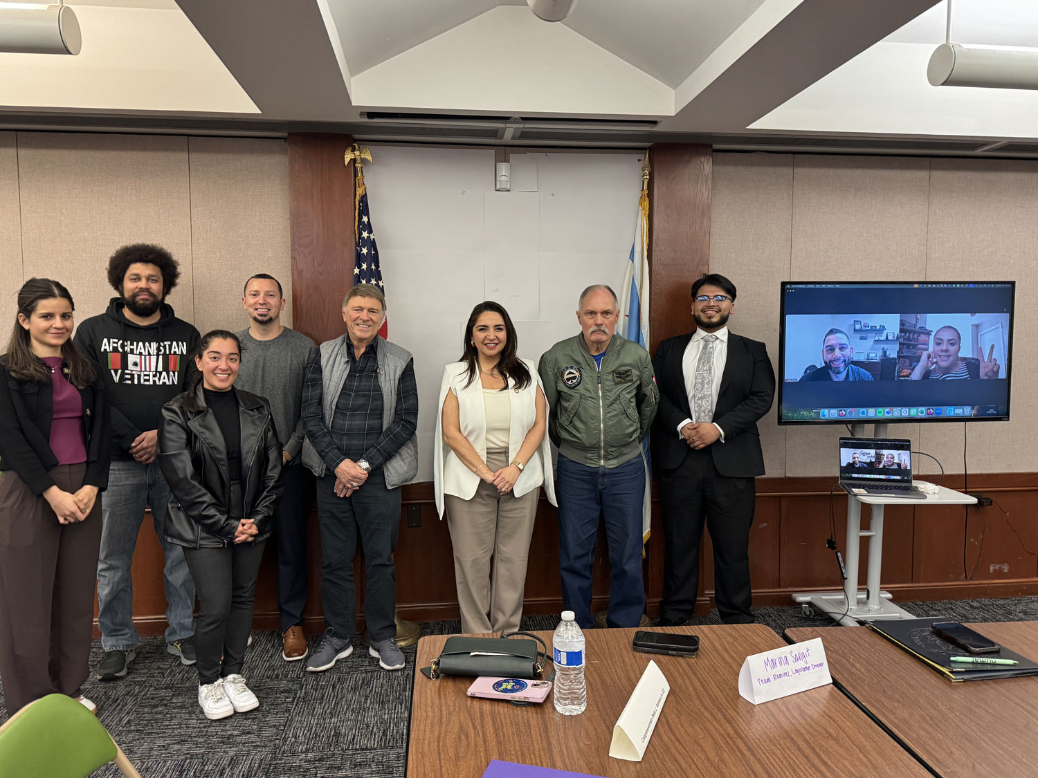 Congresswoman Delia Ramirez Meets With Her Veterans Working Group ...